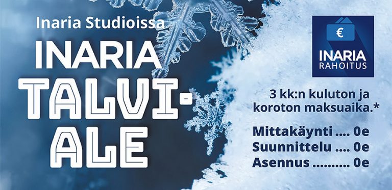 Inaria Studioissa on TALVIALEn loppuhuipennus! - Inaria