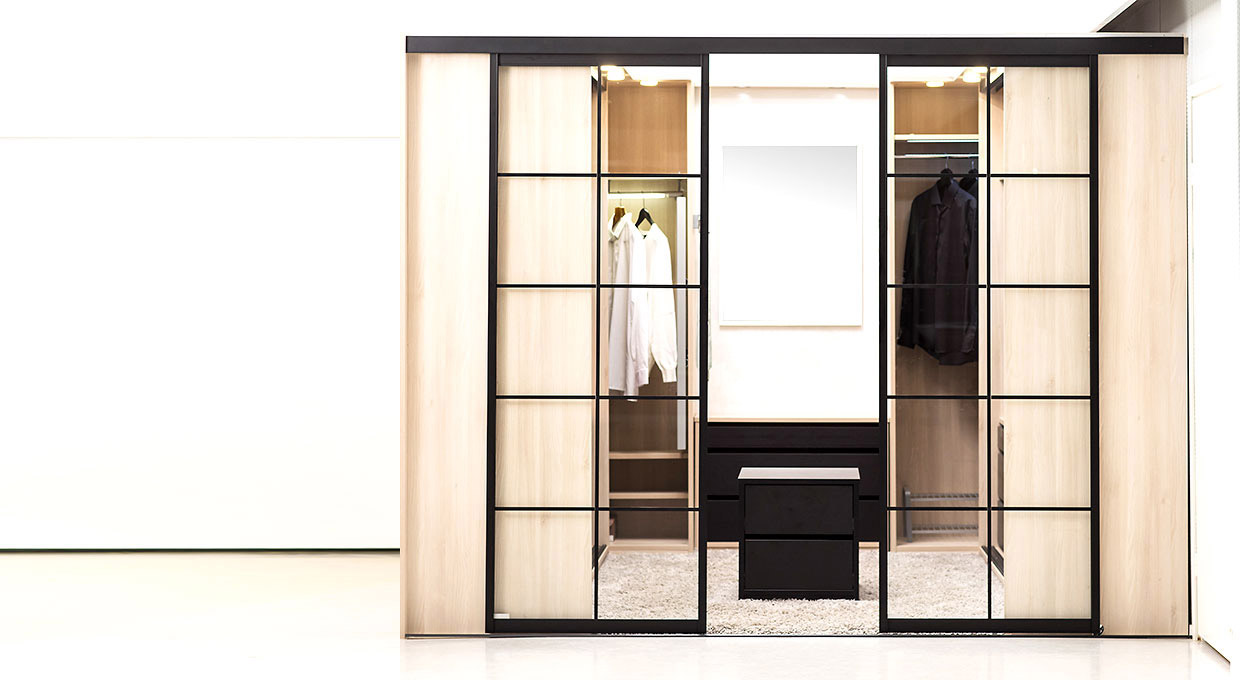 Inaria – måttbeställda finländska skjutdörrsgarderober