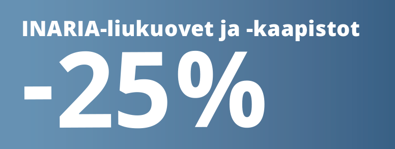 Kotimaiset liukuovikaapit ja tilanjakajat mittatilauksena ️- Inaria